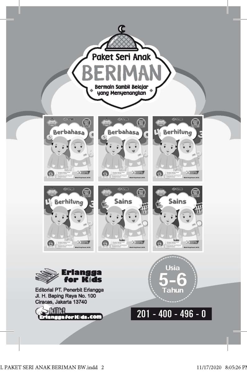 PAKET SERI ANAK BERIMAN USIA 5-6TH – EduSarana